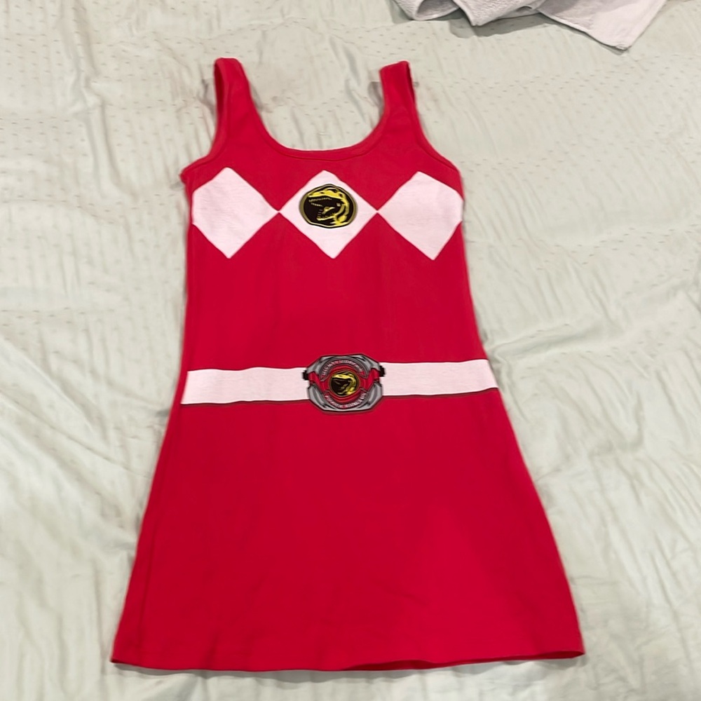 Mighty Fine Mighty Morphin Power Rangers Red Tank Top… - Gem